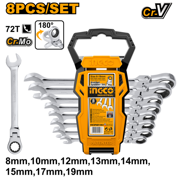 Ingco spanner set store